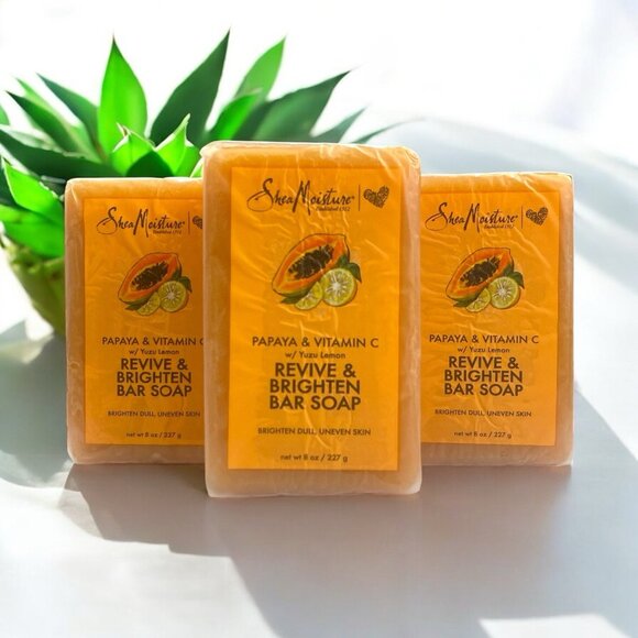 Shea Moisture | Bath & Body | 3shea Moisture Bar Soap Papaya Vitamin C ...